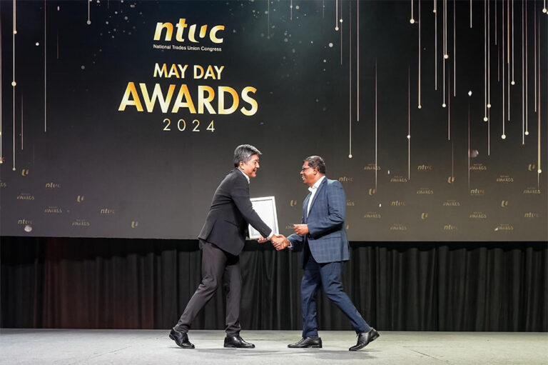 NTUC May Day Awards: Plaque of Commendation | ST Logistics Pte Ltd